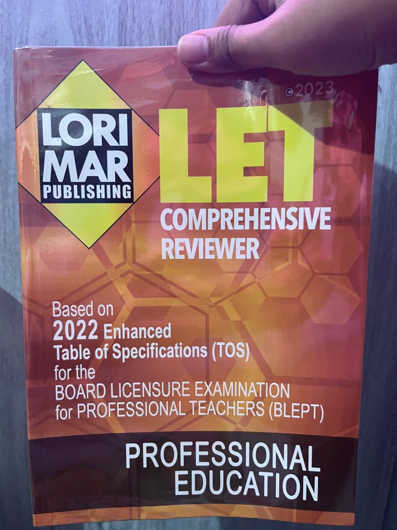 Lorimar LET Reviewer - Professional Education, Hobbies & Toys, Books ...