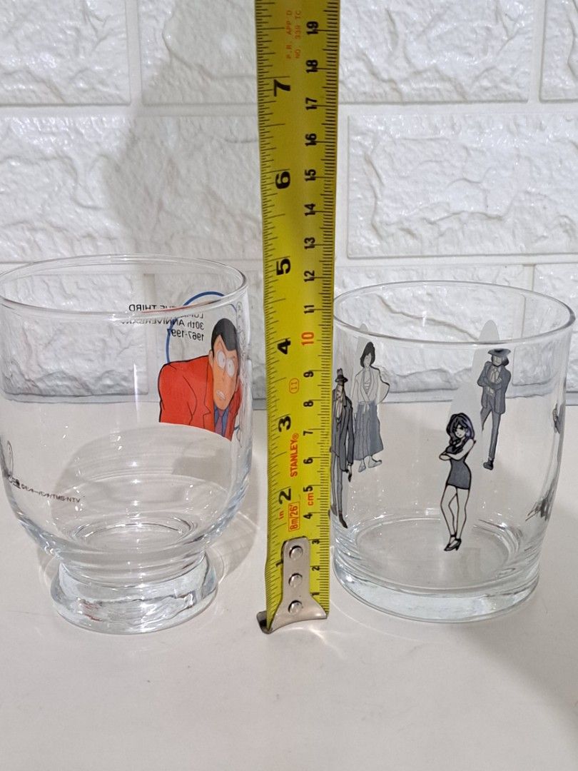 Lupin III 30th Anniversary Glass ESSO Novelty Drinking Glasses, Hobbies ...