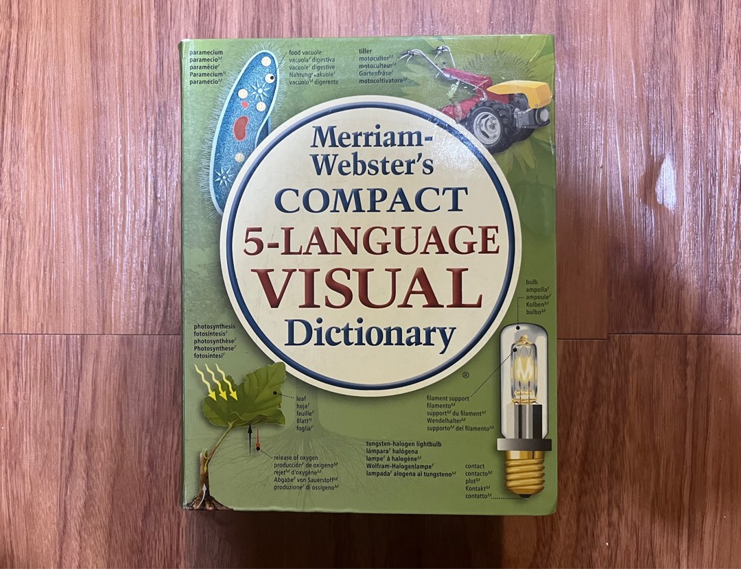 Meriam Webster's Compact 5-Language Visual Dictionary, Hobbies & Toys ...