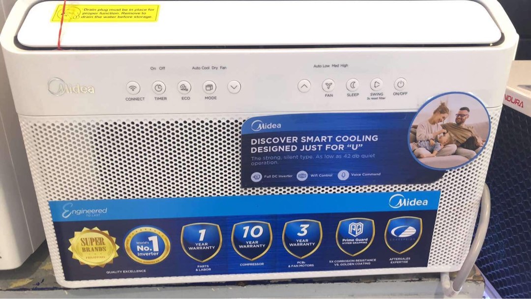 MIDEA WINDOW TYPE NON INVERTER AND INVERTER AIR CONDITIONER, TV & Home ...
