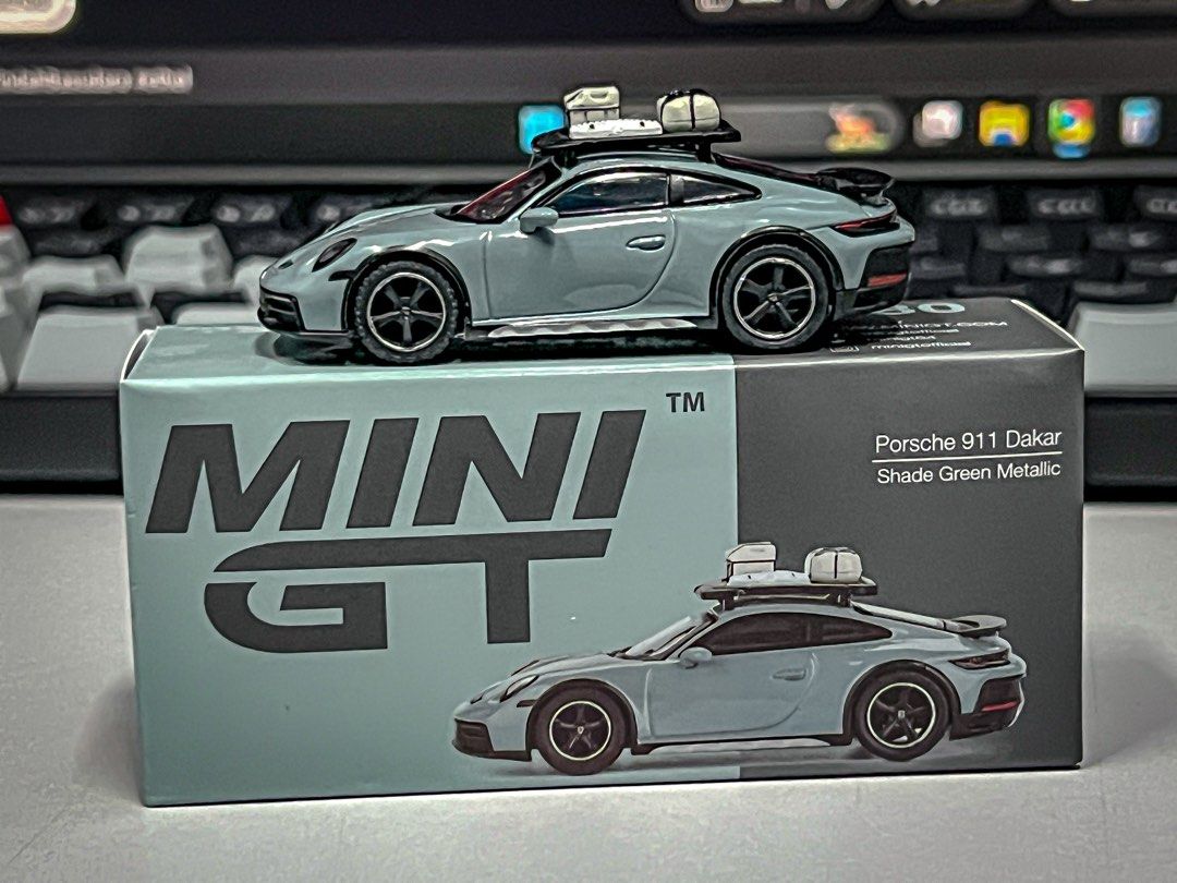 Mini Gt 780 Porsche 911 Dakar Shade Green Metallic 1/64 Scale diecast ...