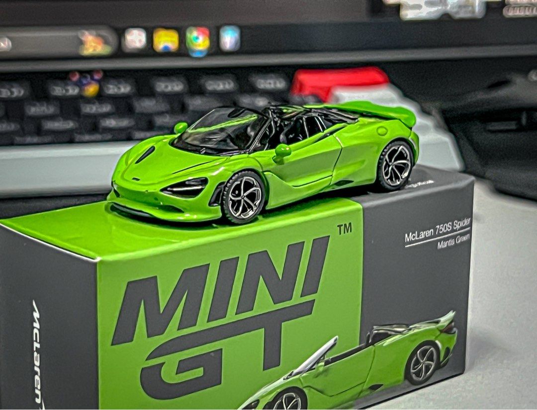 Mini Gt 783 McLaren 750S Spider Mantis Green 1/64 scale diecast car ...