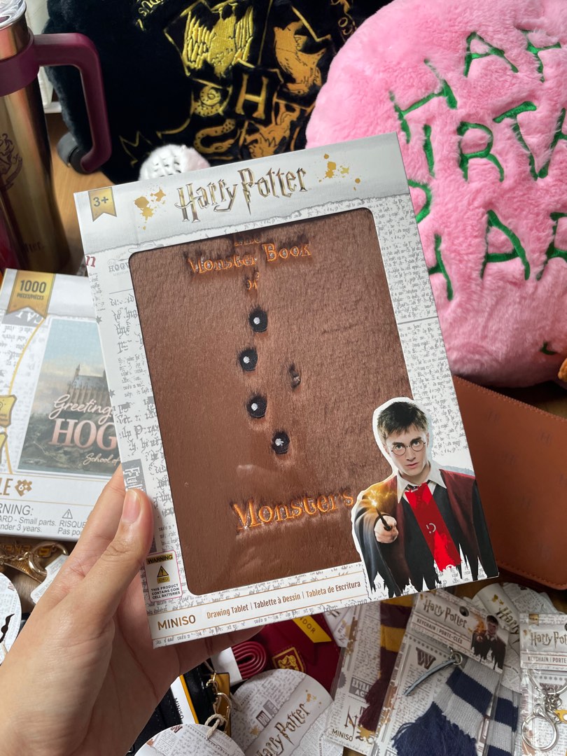 [Miniso x Harry Potter] Monster Book Drawing Tablet, Hobbies & Toys ...