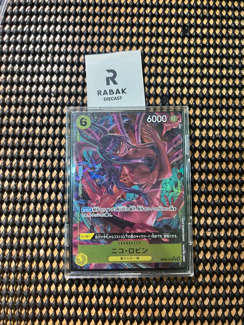NICO ROBIN OP09-107 PARALLEL AA ONE PIECE TCG, Hobbies & Toys, Toys ...