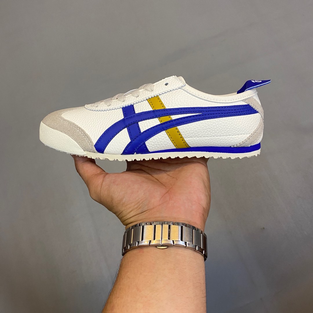 Onitsuka Tiger Mexico 66 Blue Yellow, Women's Fashion, Footwear ...