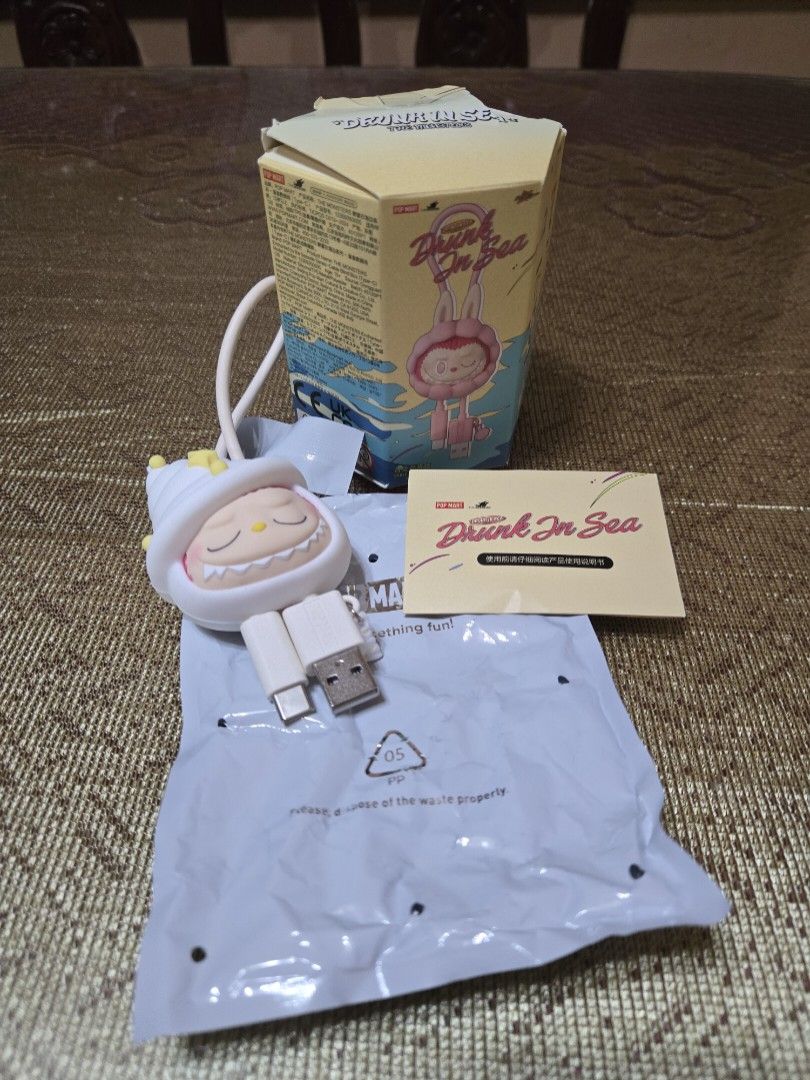 Genuine Pop Mart The Monsters Enchanted by the Seaside Series Cable ...