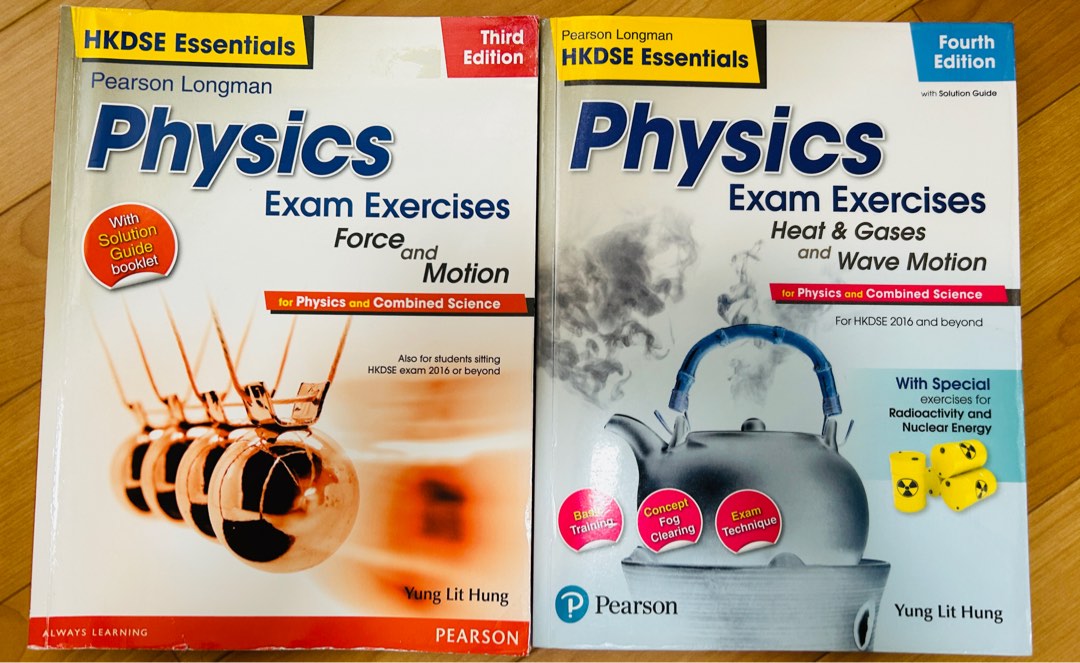 Pearson HKDSE Physics Exam Exercises Heat & Gases and Wave Motion, Force and Motion, 興趣及遊戲, 書本 ...