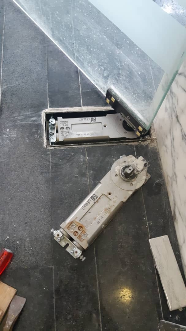 PENGGANTIAN FLOOR SPRING l hydraulic spring replace for glass door ...