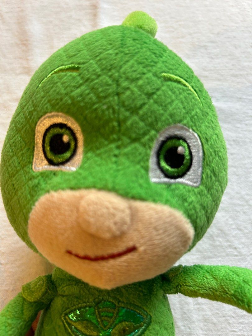 PJ Mask Gekko Stuff Plush Animal Toy (Height: 8 inches) Authentic ...