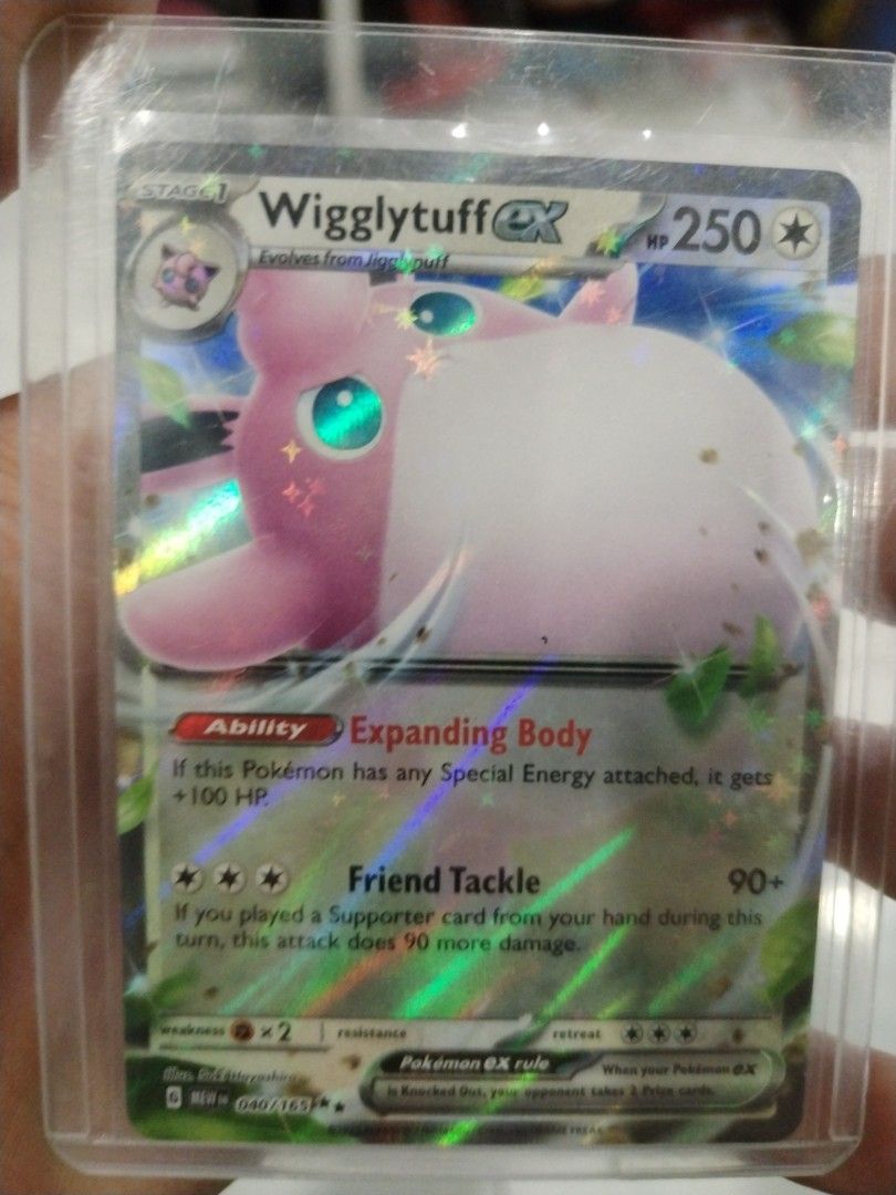 pokemon card wigglytuff ex, Hobbies & Toys, Toys & Games on Carousell
