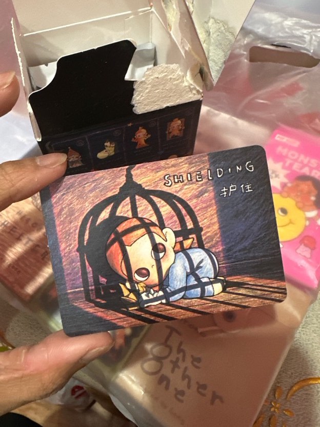 Pop Mart Zsiga Shielding with Box, Foil, Card, Hobbies & Toys, Toys ...