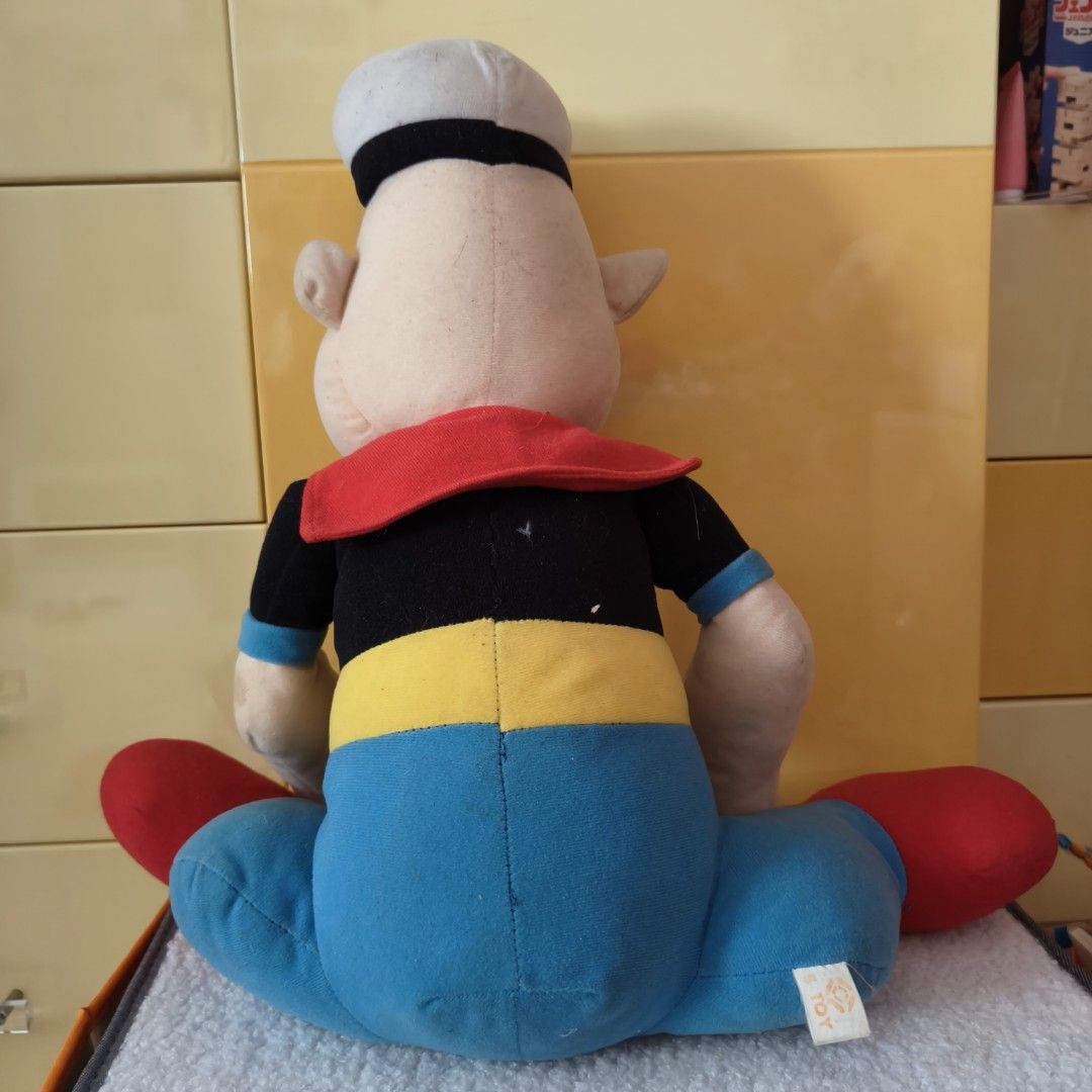 Popeye The Sailor Man Cartoon Character Plush for Collectors, Hobbies ...