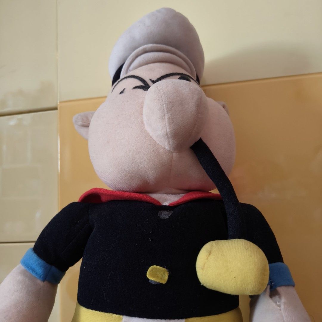 Popeye The Sailor Man Cartoon Character Plush for Collectors, Hobbies ...