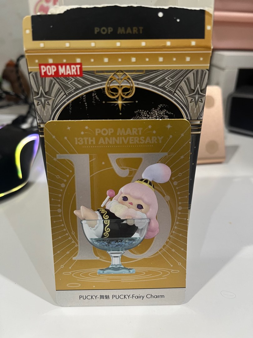 Popmart 13th Anniversary Pucky, Hobbies & Toys, Toys & Games on Carousell