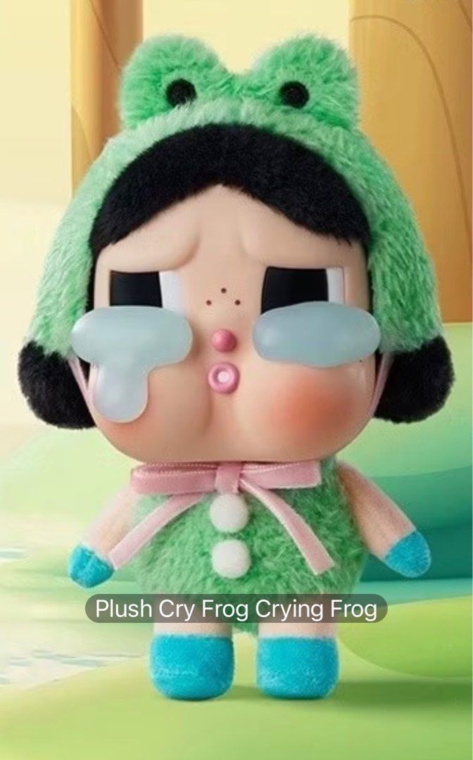 Popmart Cry baby crying again crying frog, Hobbies & Toys, Toys & Games ...