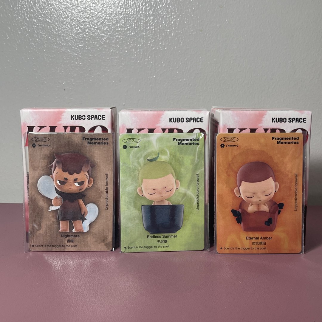 Popmart kubo breathing in nightmare endless summer eternal amber set ...