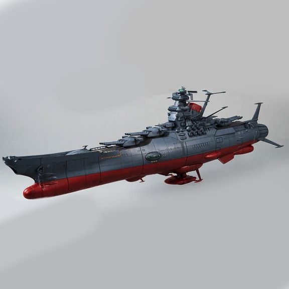 RARE SPACE BATTLESHIP YAMATO 2199 1/500 UNITED NATIONS COSMO FORCE BBY ...