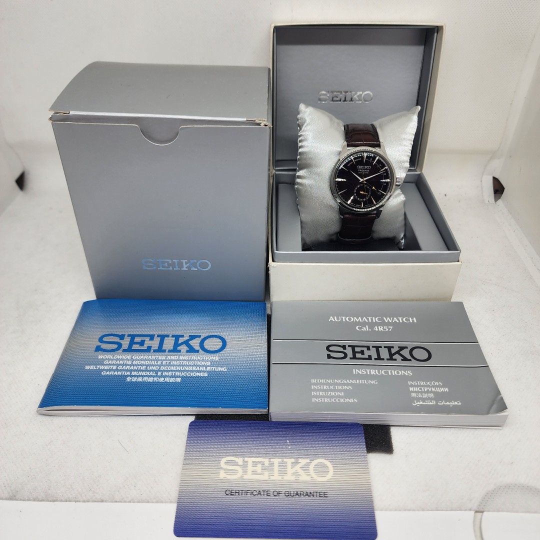 Seiko Presage Cocktail Series Black Cat Martini, Men's Fashion, Watches ...