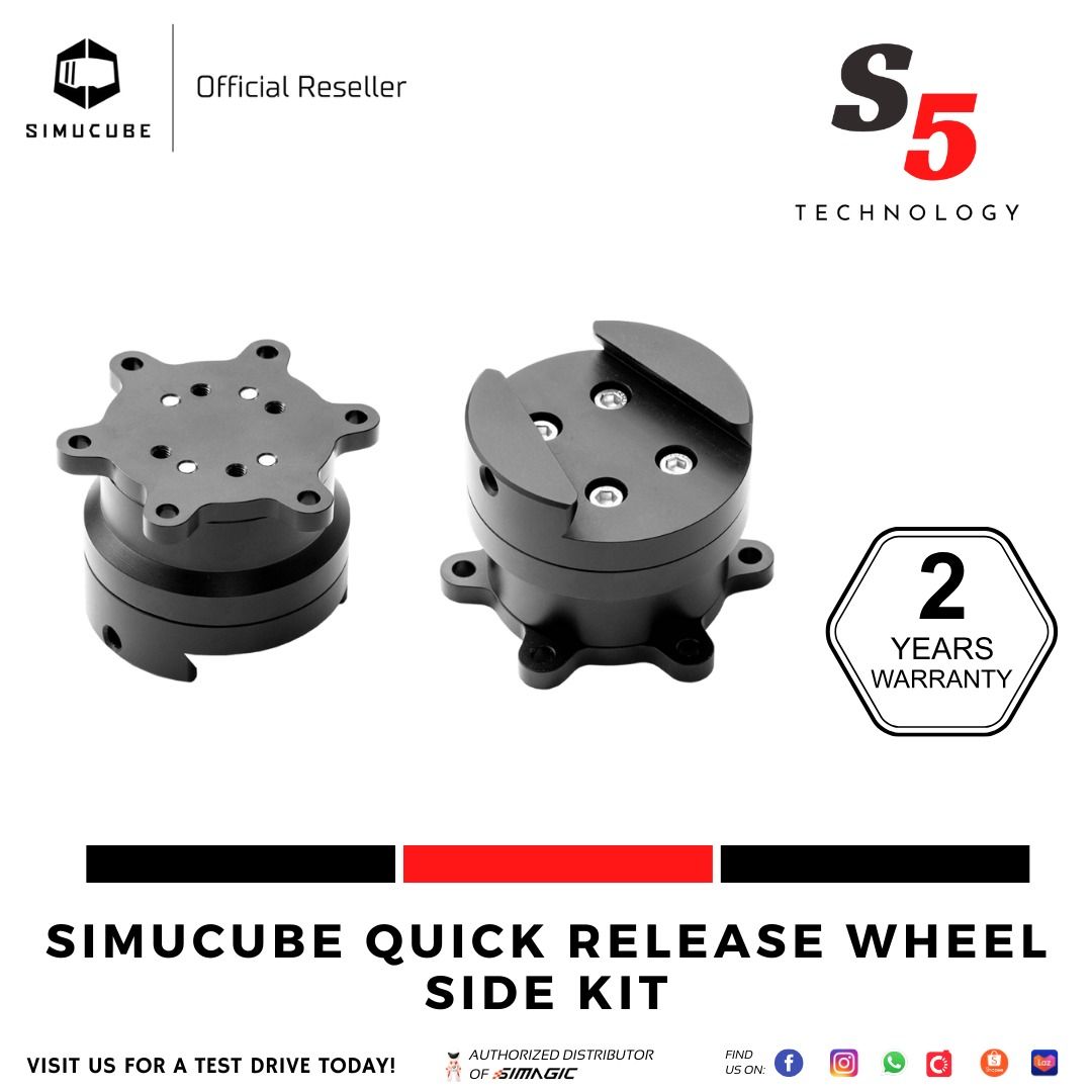 Simucube Quick Release Wheel side Kit / simucube simracing / sim racing ...