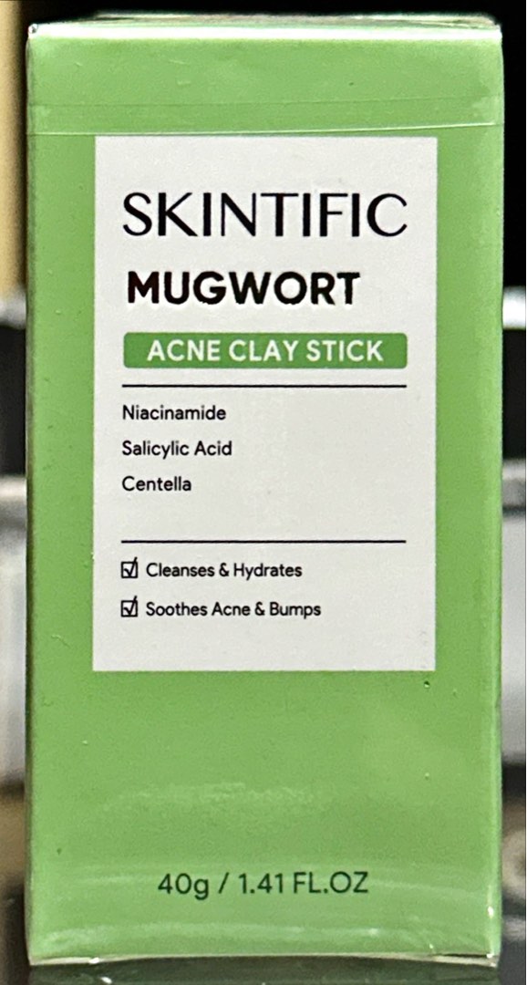 SKINTIFIC Acne Clay Stick, Beauty & Personal Care, Face, Face Care ...