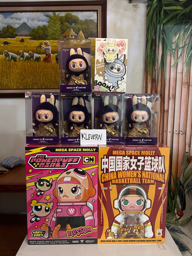 Space molly and Labubu, Hobbies & Toys, Toys & Games on Carousell