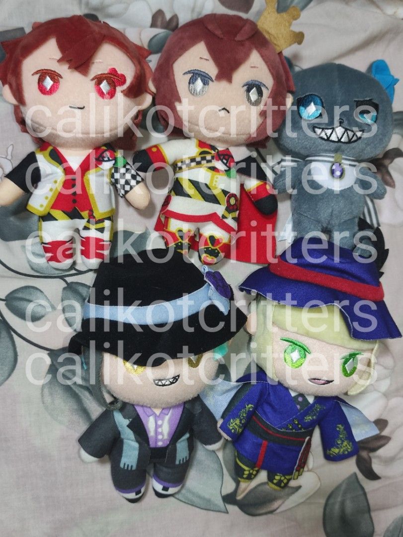 (TAKE ALL) wts lfb disney twisted wonderland sega plush plushie nui set ...