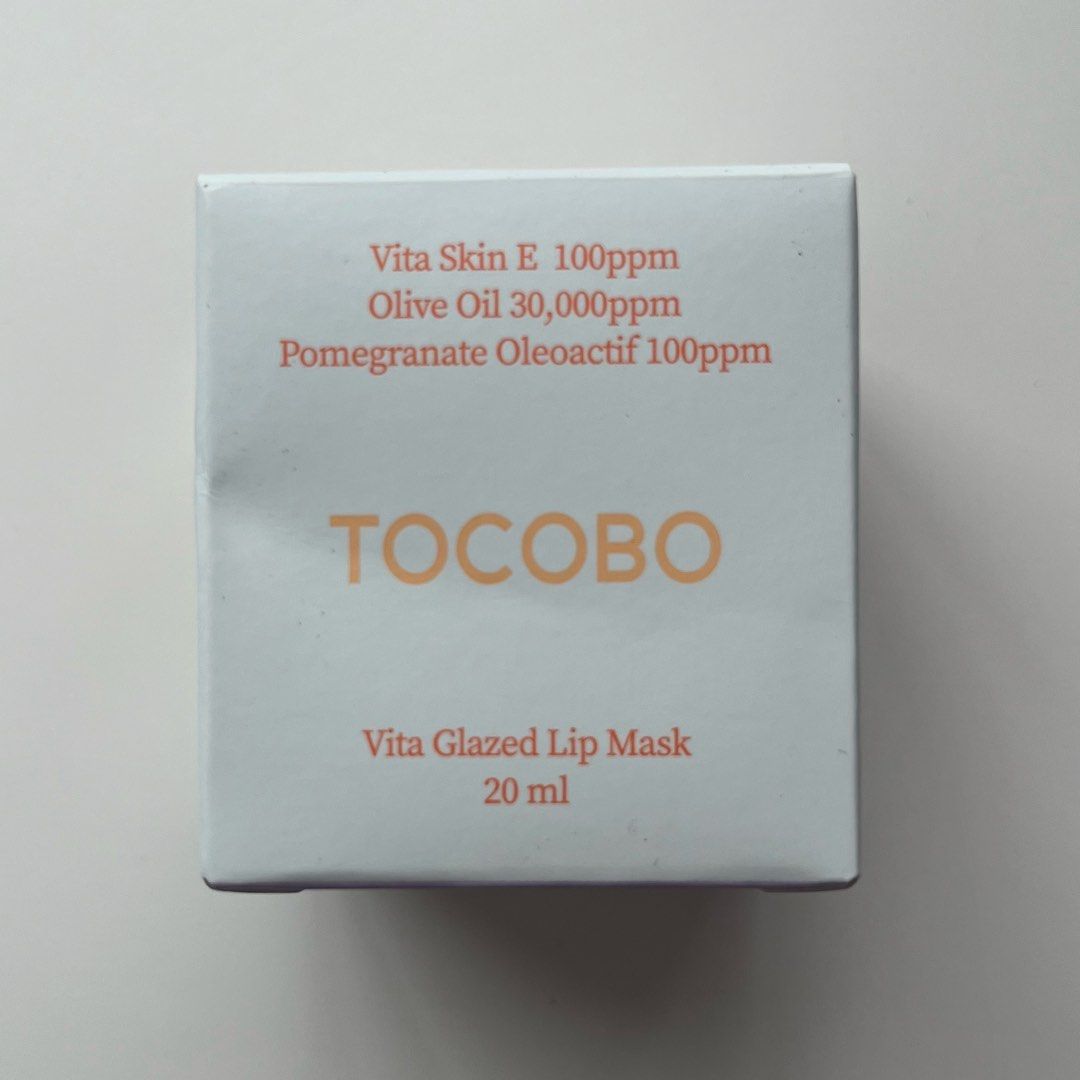 Tocobo Vita Glazed Lip Mask 20ml, Beauty & Personal Care, Face, Face ...