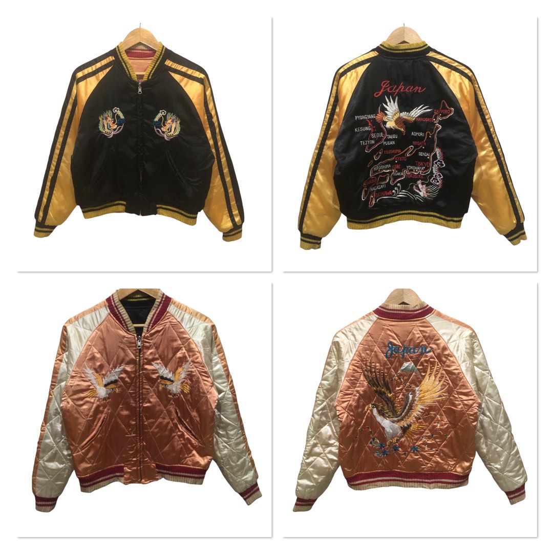 Toyo Ent X Sugar Cane Revesible Sukajan Jacket, Men's Fashion ...