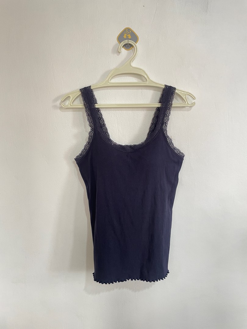 Uniqlo Lace Strap Bra Top, Women's Fashion, Tops, Sleeveless on Carousell