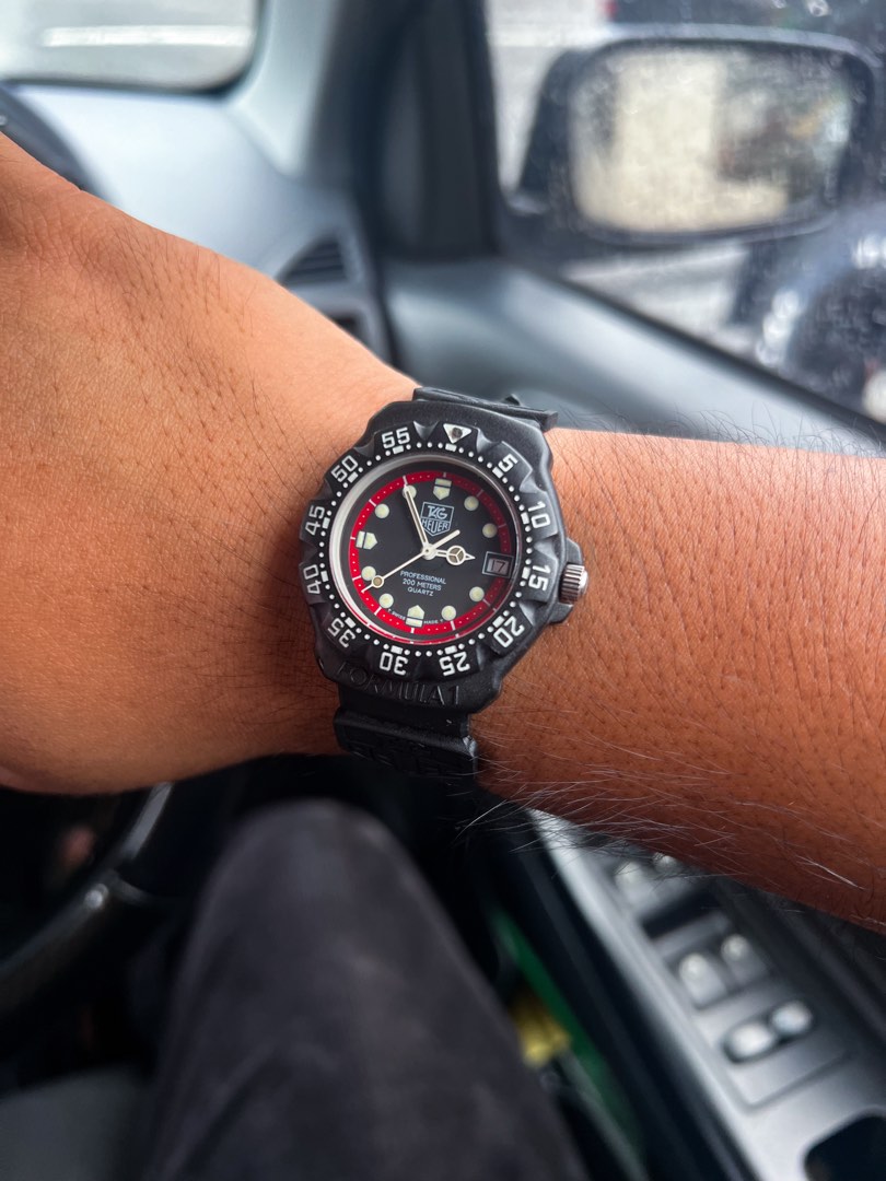 Vintage 1990 TAG HEUER FORMULA 1, Luxury, Watches on Carousell