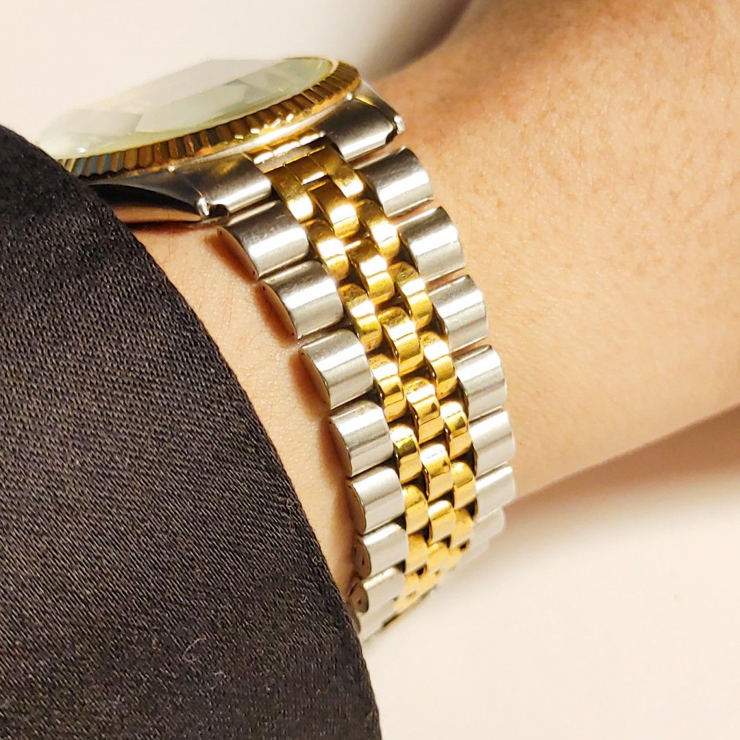 (SOLD) Vintage Citizen Crystron "Datejust" Homage (1990) Fluted Bezel ...