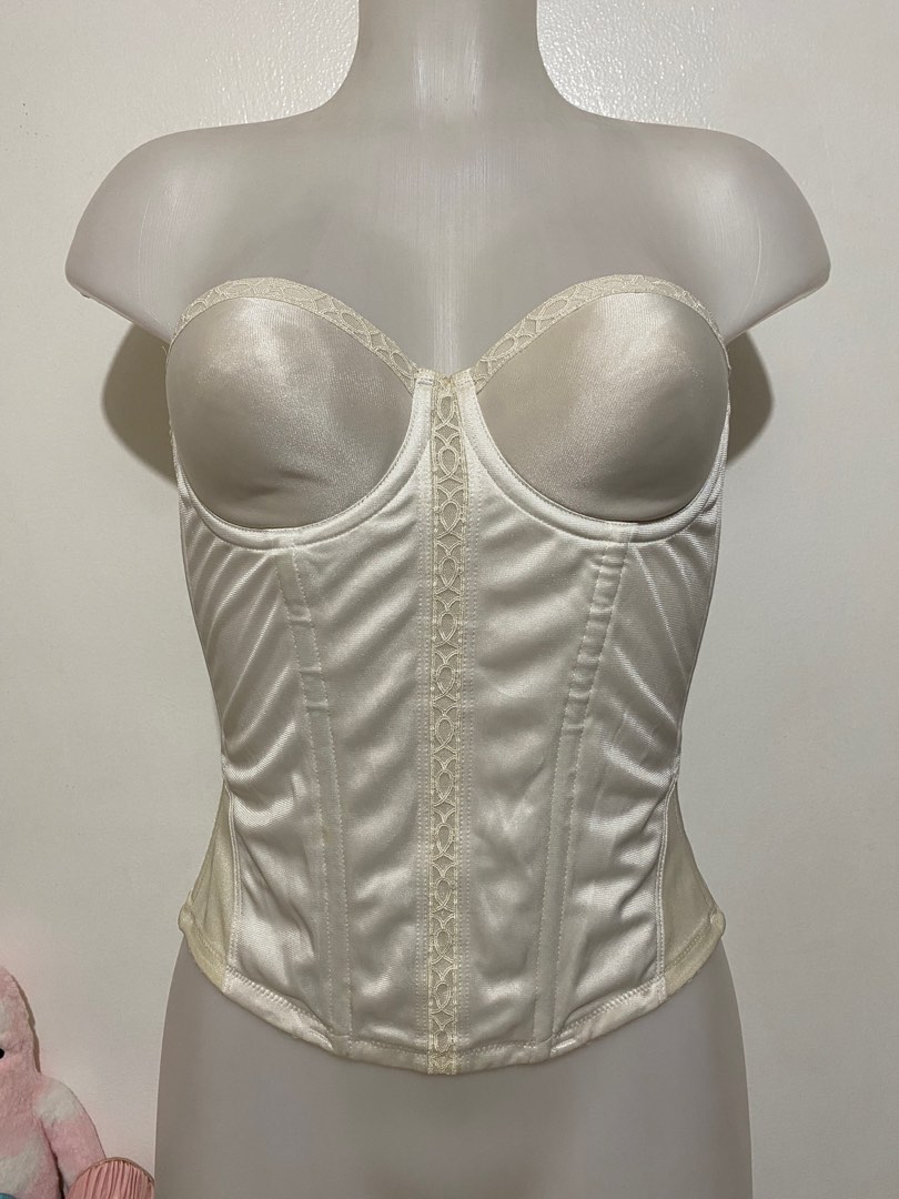 Vintage Wacoal 90s boned padded wired corset bustier y2k, Women's ...