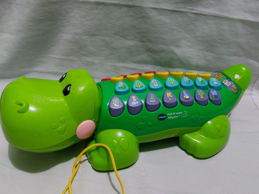 Vtech Pull & Learn Alligator, Hobbies & Toys, Toys & Games on Carousell