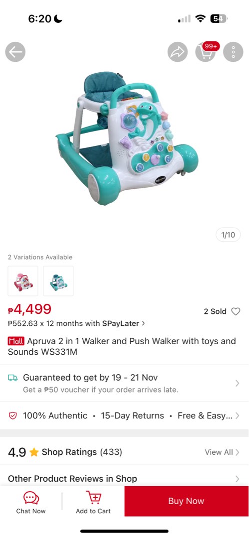 Walker - Apruva, Babies & Kids, Baby Nursery & Kids Furniture, Other ...