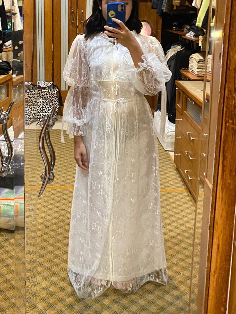 Wedding / Akad Dress / Kebaya inspired by Nadin Amizah, Fesyen Wanita ...