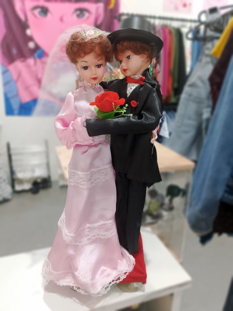 Wedding couple doll set, Hobbies & Toys, Toys & Games on Carousell