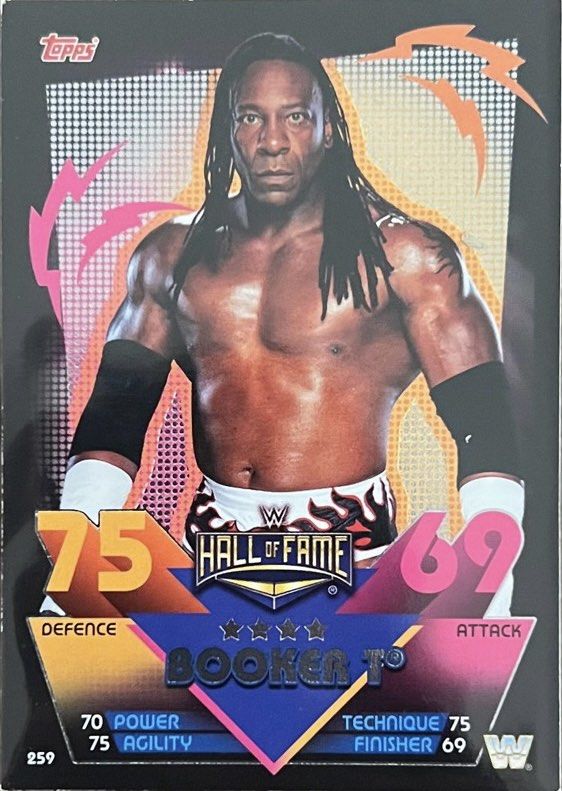WWE CARDS | Booker T | Slam Attax [HoF] (Whites), Hobbies & Toys, Toys ...