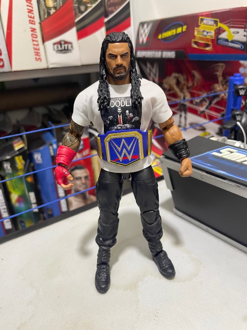 WWE Mattel Elite Roman Reigns, Hobbies & Toys, Toys & Games on Carousell