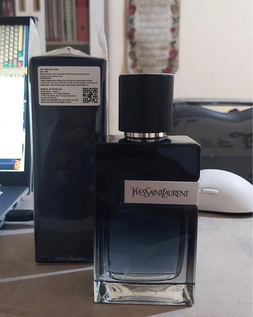 YSL Y EDP 100ml - baru 2x semprot, Kesehatan & Kecantikan, Parfum, Kuku & Lainnya di Carousell