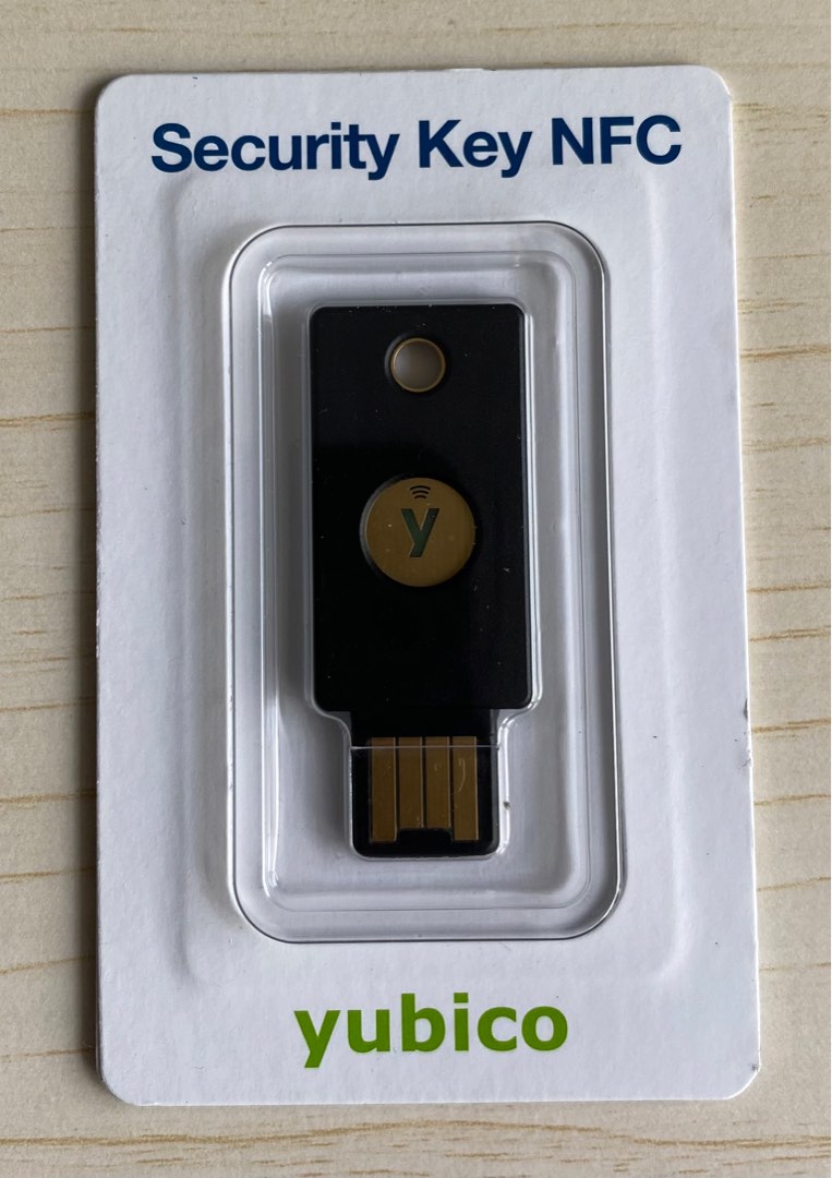 Yubico (Yubikey) Security Key NFC, Computers & Tech, Office & Business ...