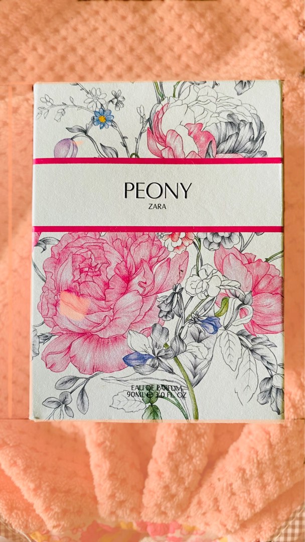 Zara Peony Eau De Parfum made in Spain, Beauty & Personal Care ...