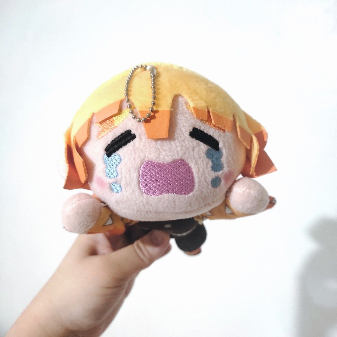 Zenitsu Keychain Plush, Hobbies & Toys, Toys & Games on Carousell
