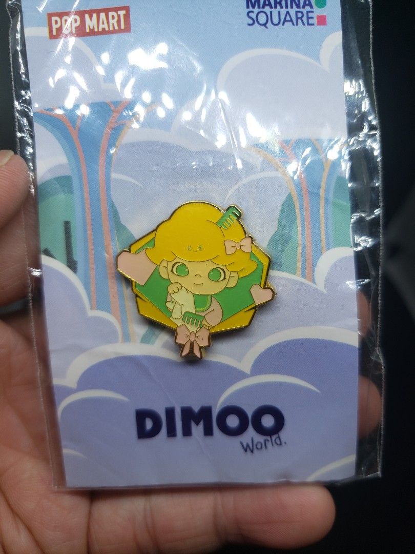AFFORDABLE UNIQLO POPMART POP MART PIN MARINA SQUARE DIMOO WORLD RARE ...