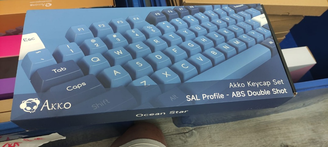 Akko SAL Profile - ABS Double Shot Ocean star, Computers & Tech, Parts ...