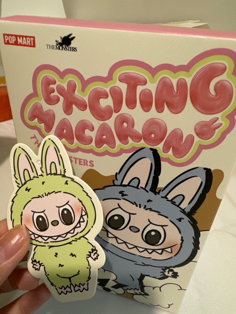 Authentic Labubu V1 Green Grape, Hobbies & Toys, Toys & Games on Carousell