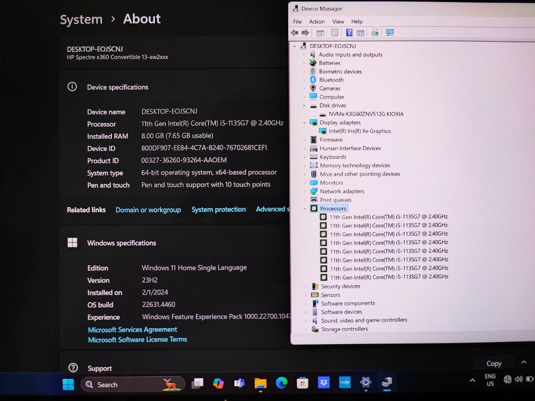 Autocad 2025 ready Premium Business HP Spectre x360 13 OLED Intel Evo ...