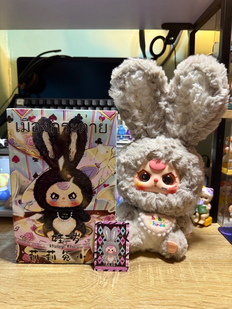 Baby three lily rabbit town series plush, Hobbies & Toys, Toys & Games ...