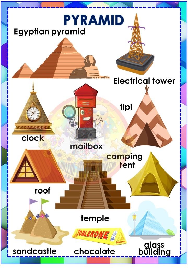 triangular pyramid objects in real life
