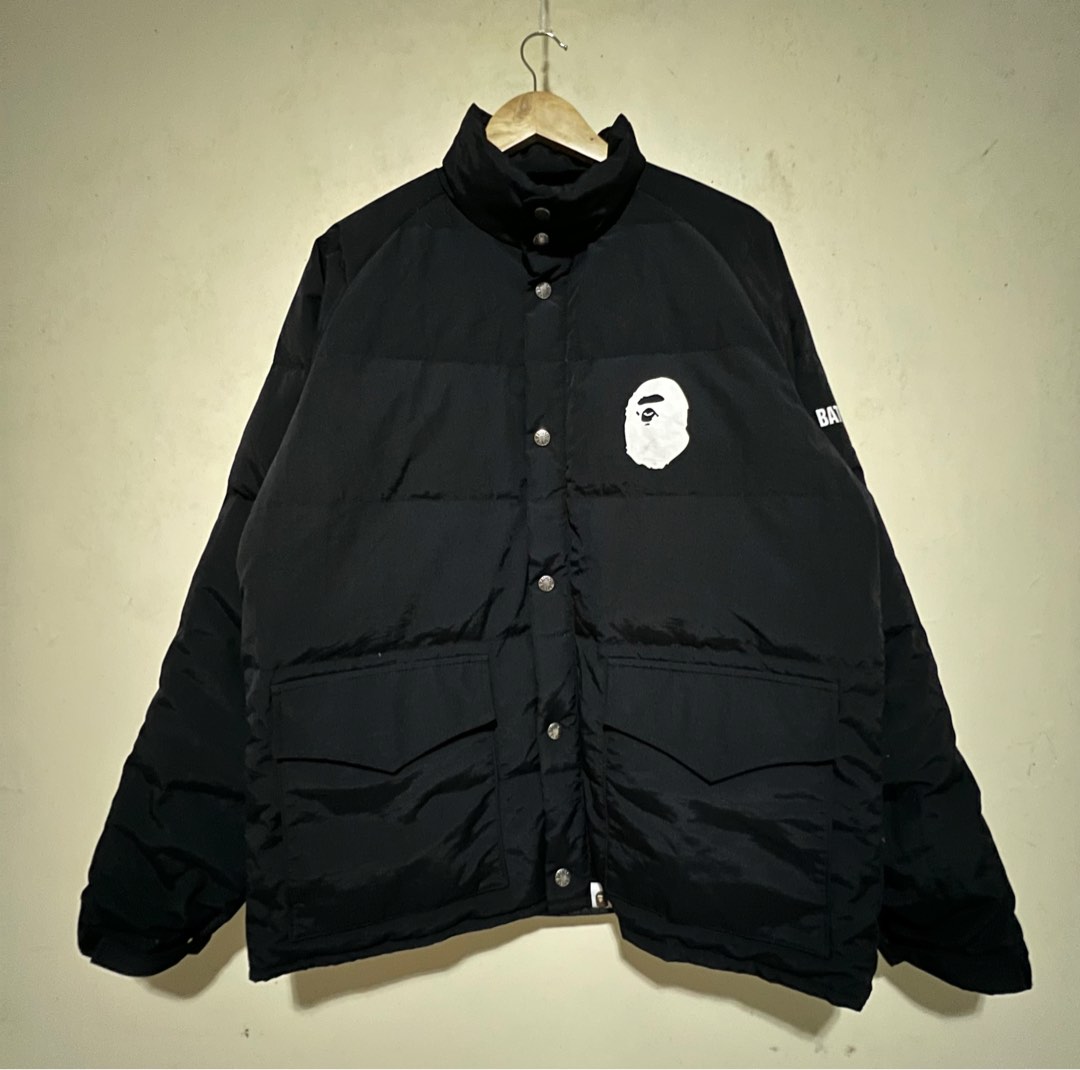 bape down jacket, Men's Fashion, Coats, Jackets and Outerwear on Carousell