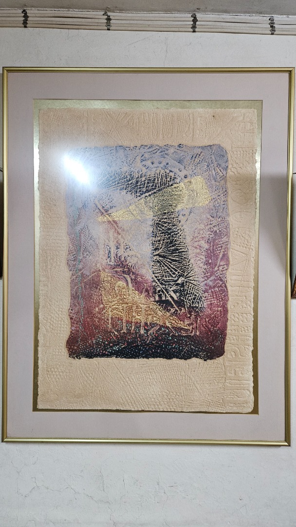 British painter David Dodsworth's paint: GENERA 2 Version: 92/250 Frame ...